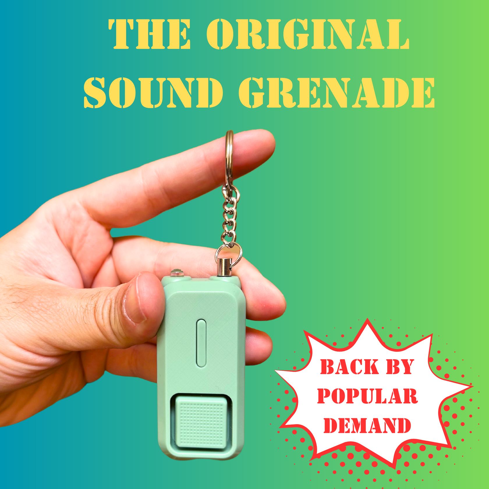 Sound Grenade by BASU® 130dB, Use in Any Emergency--Just Pull The Pin ...